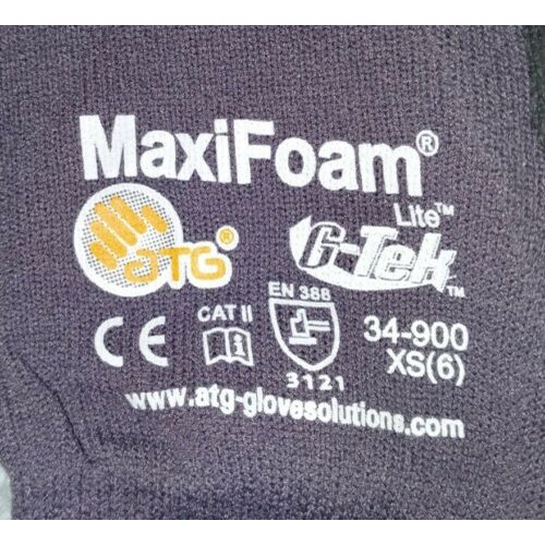 Electric gloves MaxiFoam Mechanical 34 900 Safety Glove Dry Dirty environment palm coated ...