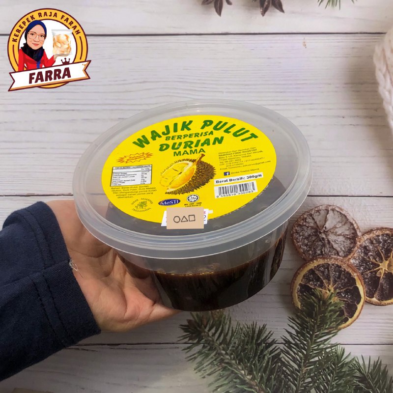 Wajik Pulut Durian / Nasi Manis By Mama (300g) 𝙆𝙚𝙧𝙚𝙥𝙚𝙠 𝙍𝙖𝙟𝙖 𝙁𝙖𝙧𝙖𝙝 𝙃𝙌 ...