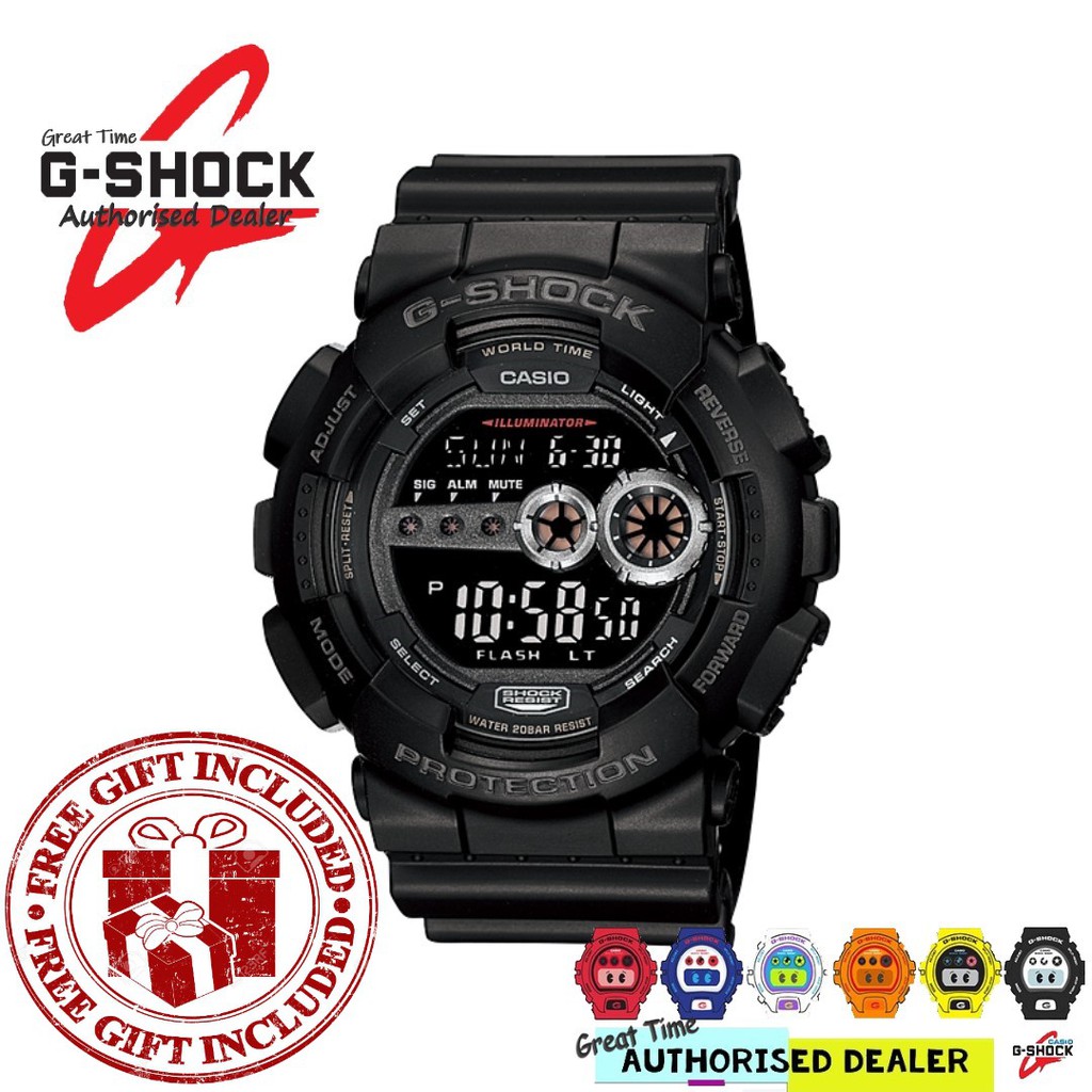 (READY STOCK) Official Marco Warranty CASIO G-SHOCK GD100 1B 100% ...