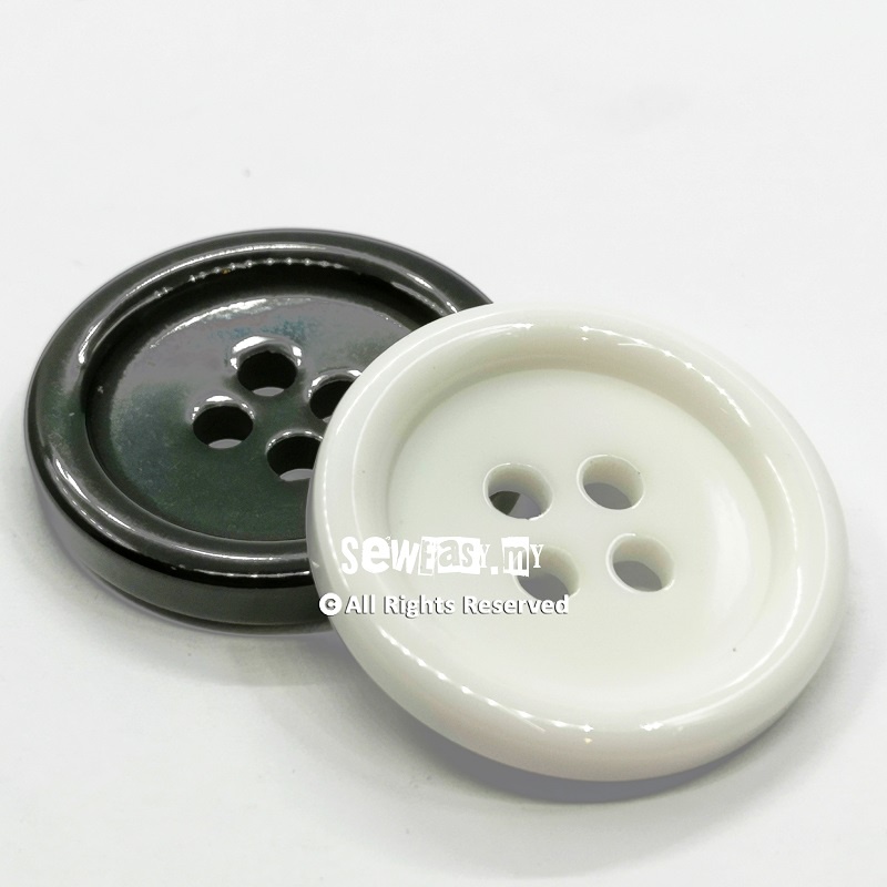 20mm (32L) Butang Blazer Non-Glossy Button Suit 4 Hole Button (10pcs ...