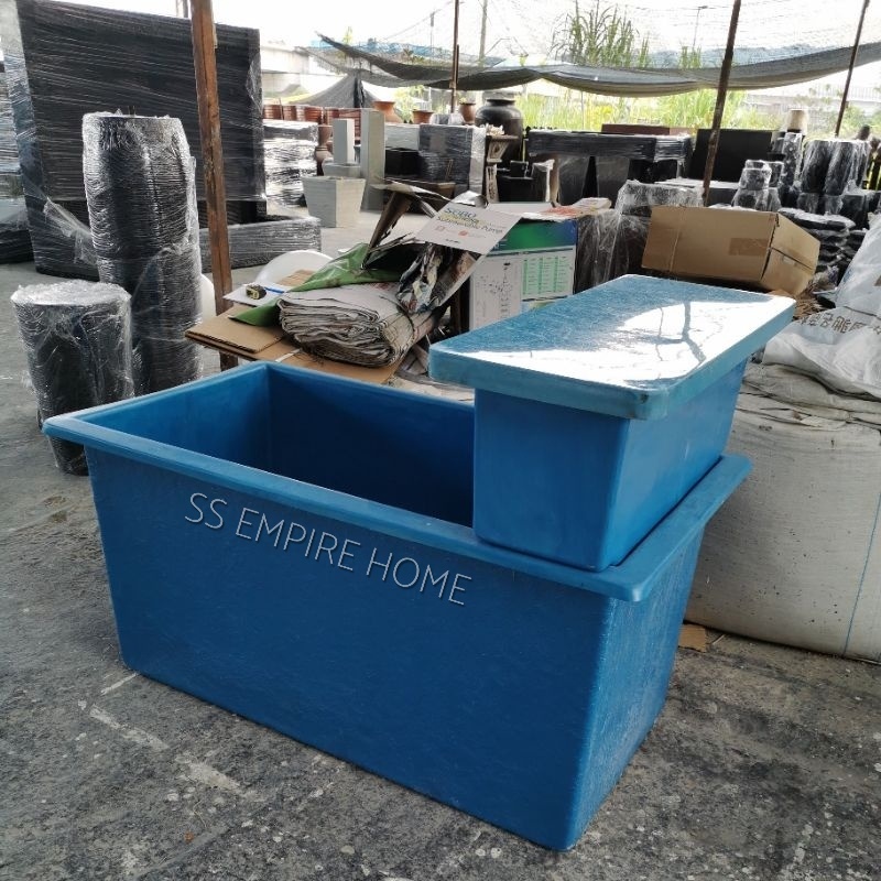 NEX 4 x2x2 Filter Fiberglass Fish Tank Fiberglass Water Pond Aquarium ...