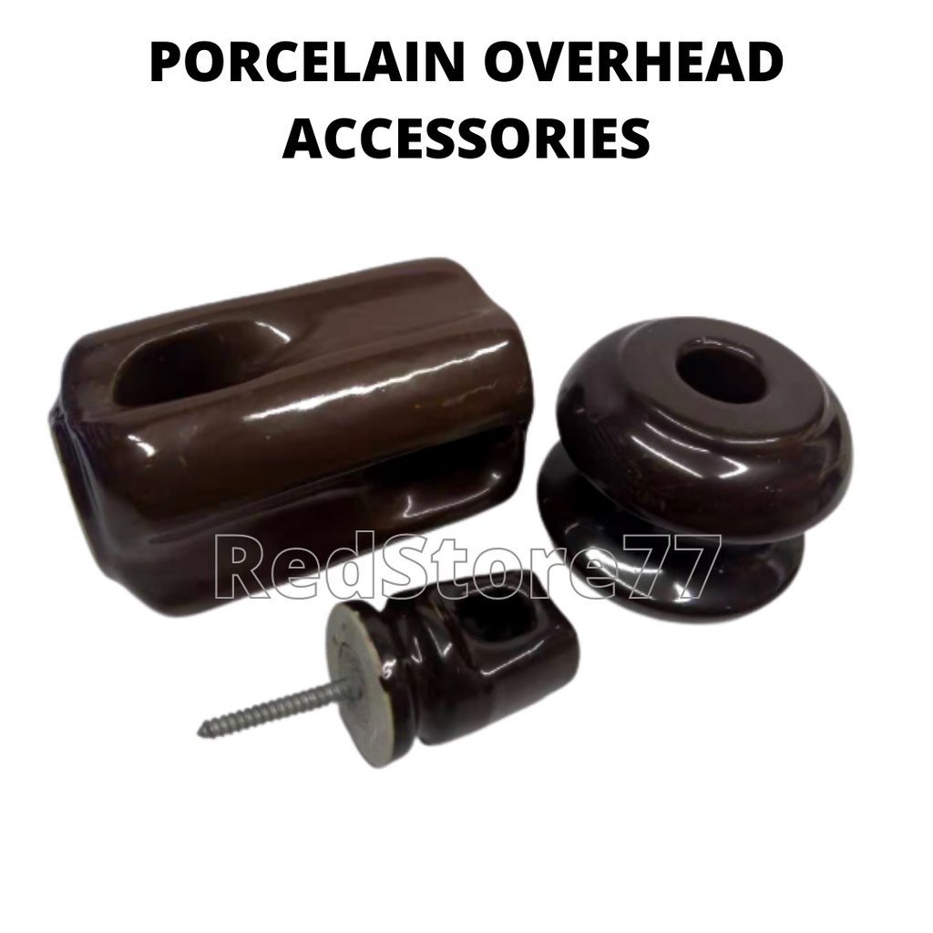 PORCELAIN INSULATORS FOR OVERHEAD AND WIRING / SCREW INSULATOR / STAY ...