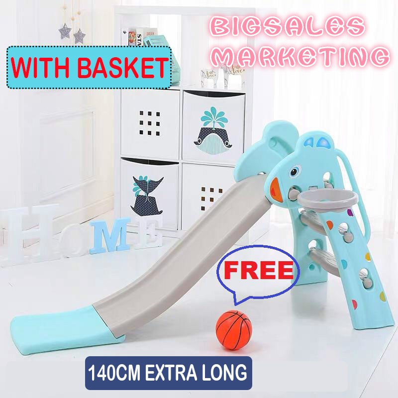 BIGSALES 140cm Slide Baby Kid Children Extra Long Slide Sliding ...