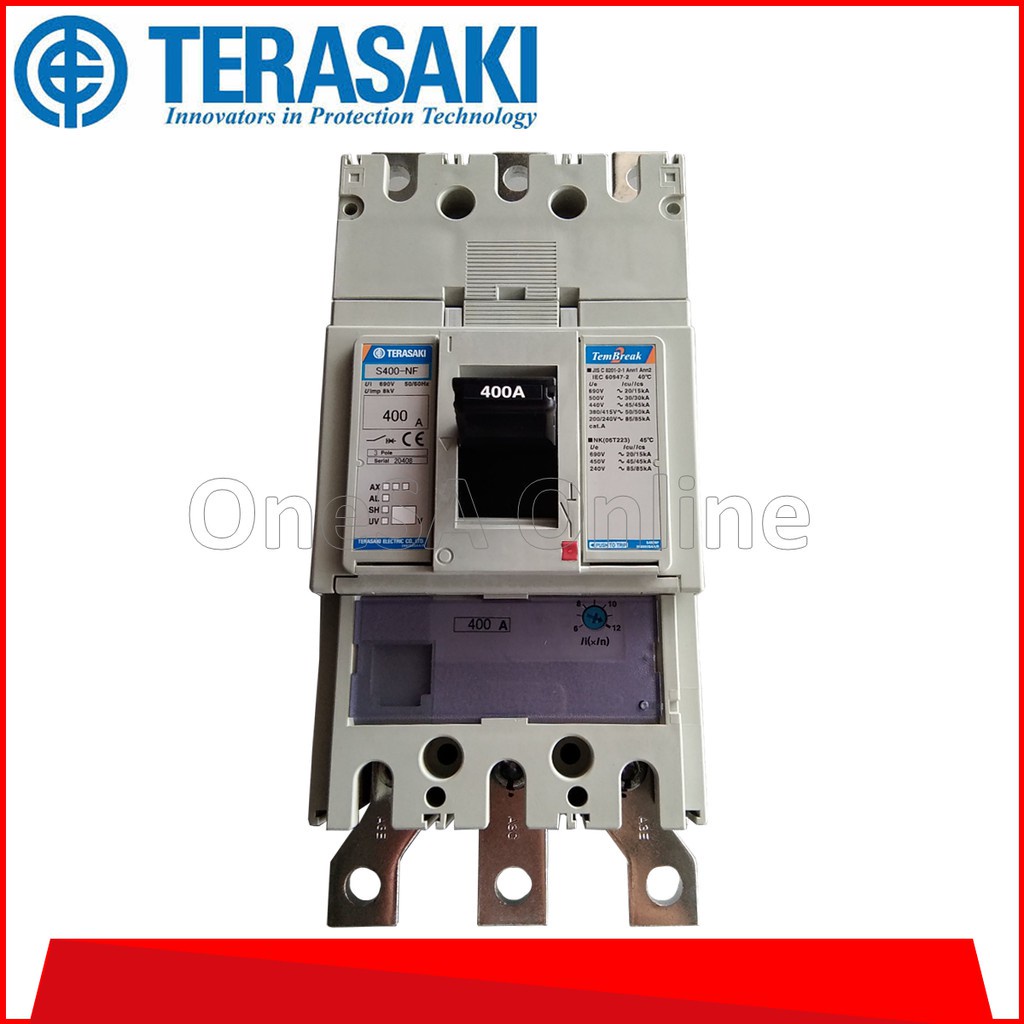 TERASAKI MCCB,3P 50KA 300A/400A(S400NF-3P) | Shopee Malaysia
