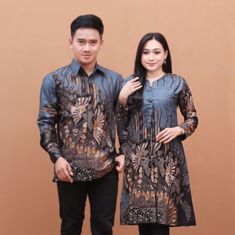 Couple Batik | Modern Couple Batik | Couple Batik Shirt | Batik Tunic ...
