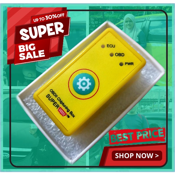 💥Jaminan 1 tahun💥 Original Super OBD2 Car Chip Tuning Performance ECU ...
