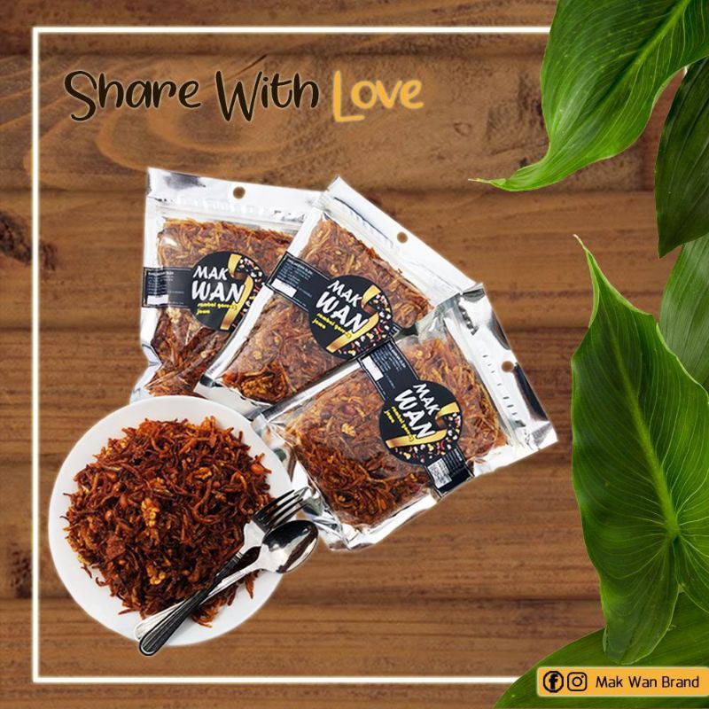 SAMBAL GORENG JAWA MAK WAN ( free gift setiap pembelian 3 pack ke atas ...