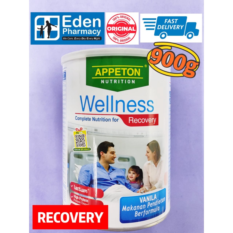 Appeton Wellness Recovery Vanilla Nutrition Milk ( 900g ) | Shopee Malaysia