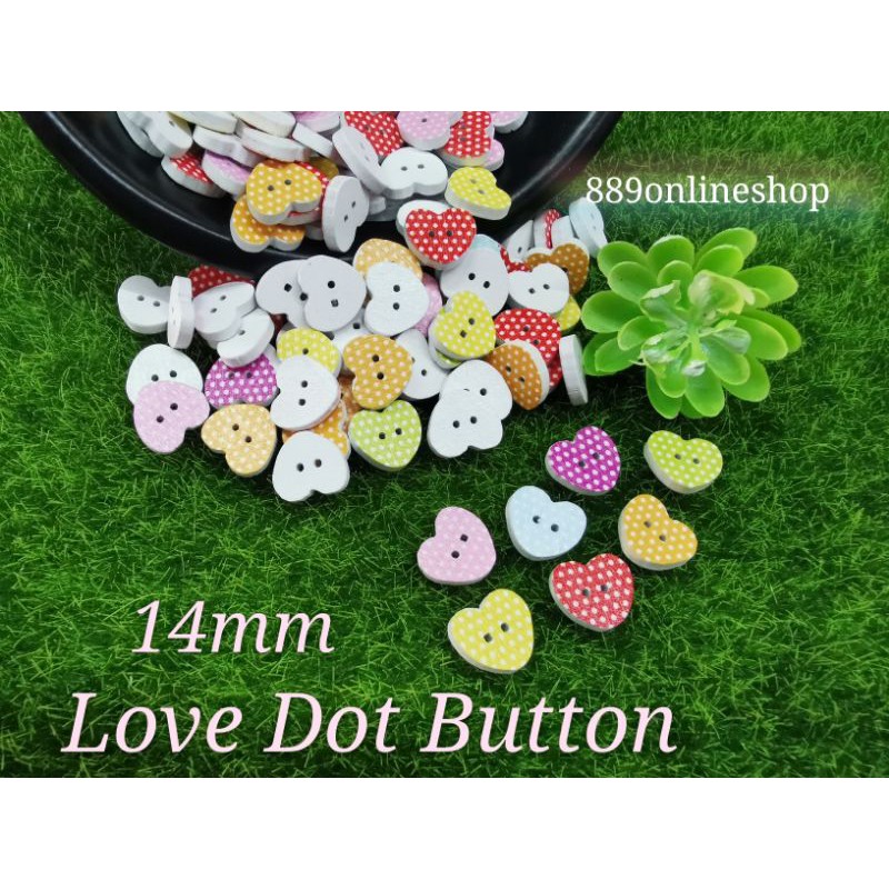 💞Readystock/💕Love Wood Button/Butang Kayu | Shopee Malaysia