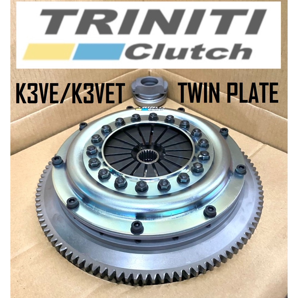 TRINITi Twin Plate Clutch Racing K3VE K3VET YRV MYVI Kelisa TwinPlate ...