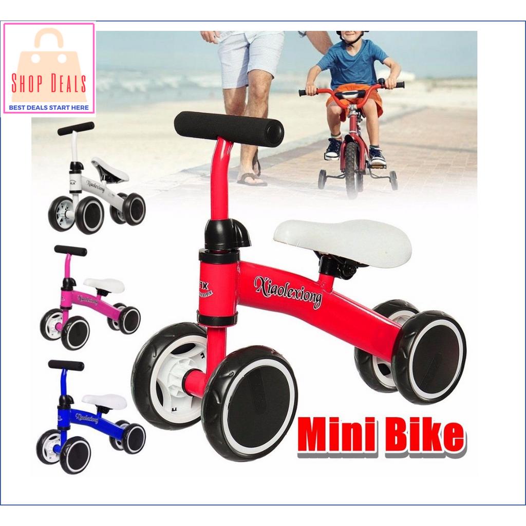 ORIGINAL 4 Wheels Baby Sport Balance Walker Glider Bike Learning ...