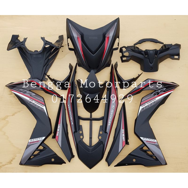 Rs150 Cover Set V1&V2 Black Matte | Shopee Malaysia