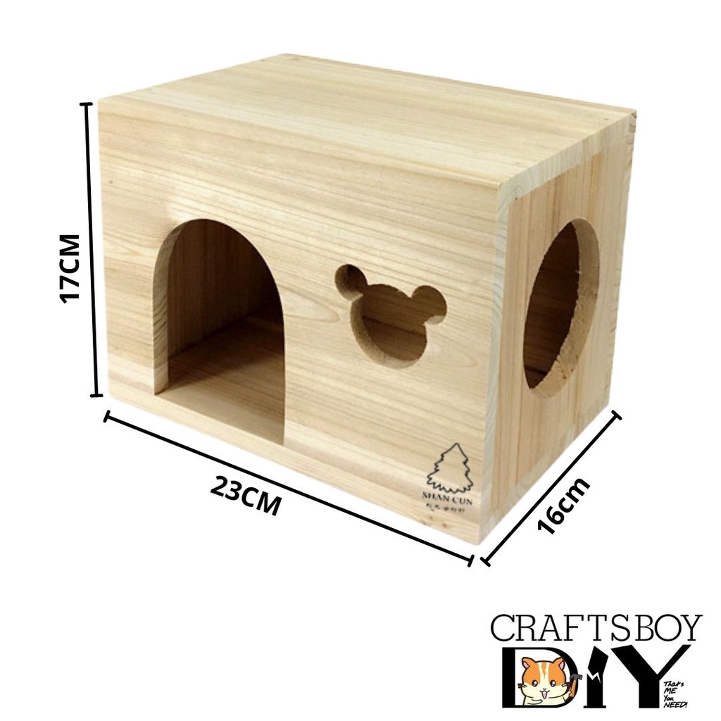 Chinchilla Wooden Hideout Chinchilla Wooden Bed Chinchilla Guinea Pig ...