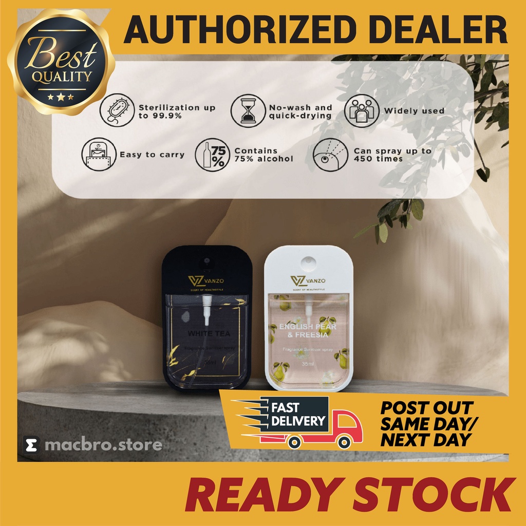 VANZO Hand Sanitizer Spray Liquid Sanitizer Pocket Sanitizer Fragrance ...