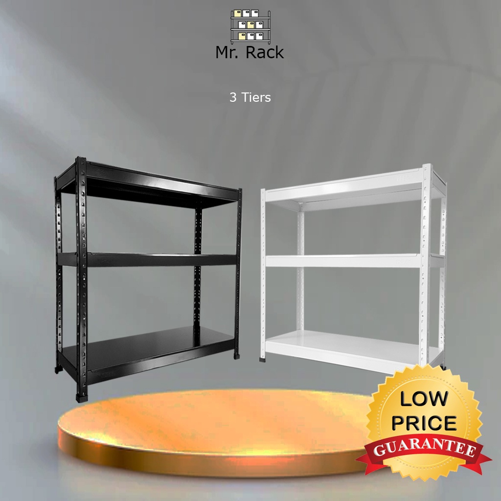 Mr. Rack ST133 3 Tiers Full Metal Boltless Storage Rack Kitchen Rack ...