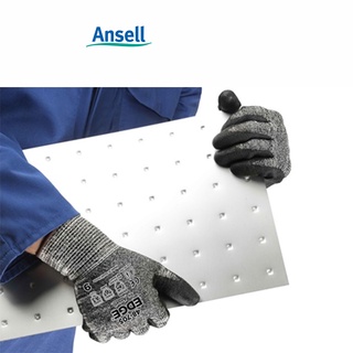 Ansell EDGE® 48-705 EN ISO Level Cut C Resistance PU Coating Work Glove ...