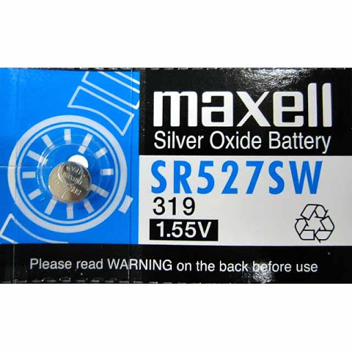 MAXELL JAPAN SR527SW (319) Silver Oxide Original For Watch Battery 1 ...
