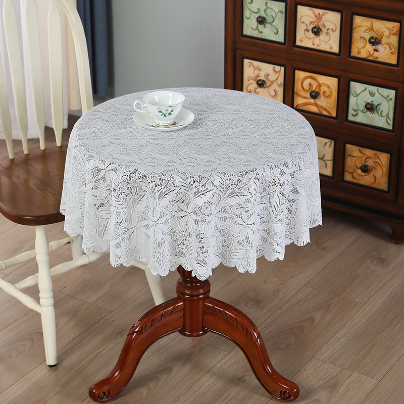 Lace Tablecloth French Light Luxury White American Coffee Nordic ins ...