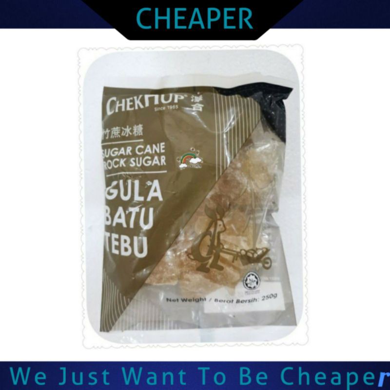 Fresh ChekHup Sugar Cane Rock Gula / Gula Batu Tebu 泽合竹蔗冰糖 x 1 Pack ...
