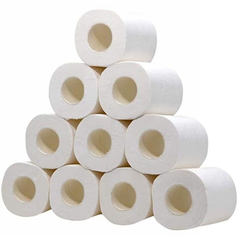 (100 Rolls/Bundle x 200 Sheets) 2-PLY Soft Toilet Roll Tissue - Virgin ...