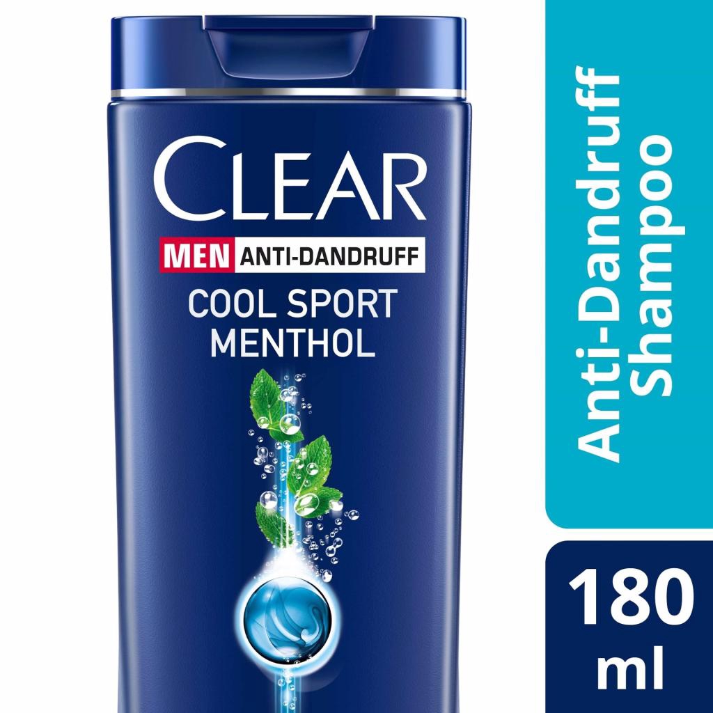 Clear Men Cool Sport Menthol Anti-Dandruff Shampoo 180 mllear Men Cool ...