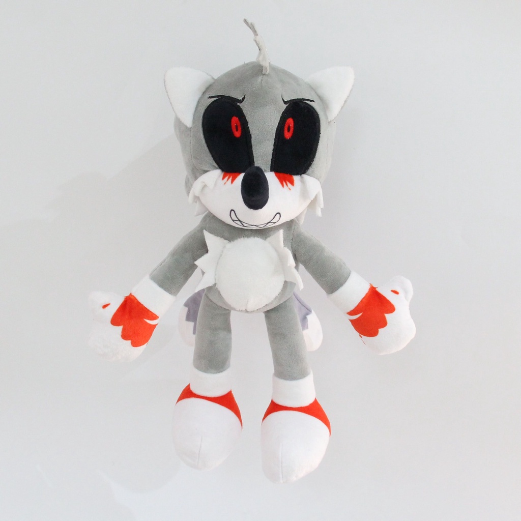 28CM Sonic The Hedgehog EXE Tails Sonic Plush Toy Cartoon Soft Stuffed ...
