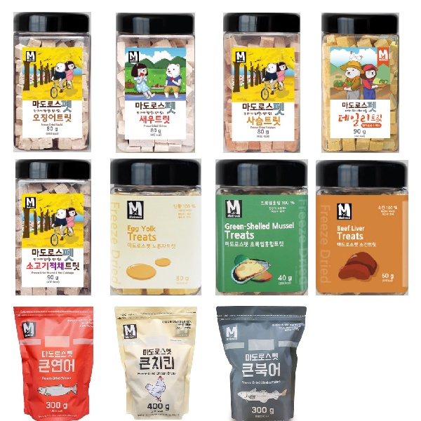 [Matroos Pet] Freeze Dried Treats Squid,Shrimp,Vension,Chicken,Beef ...