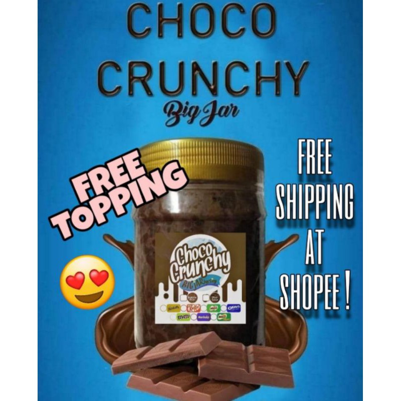READY STOCK CHOCO CRUNCHY BIG JAR BY CTIEY choco jar big jar balang ...