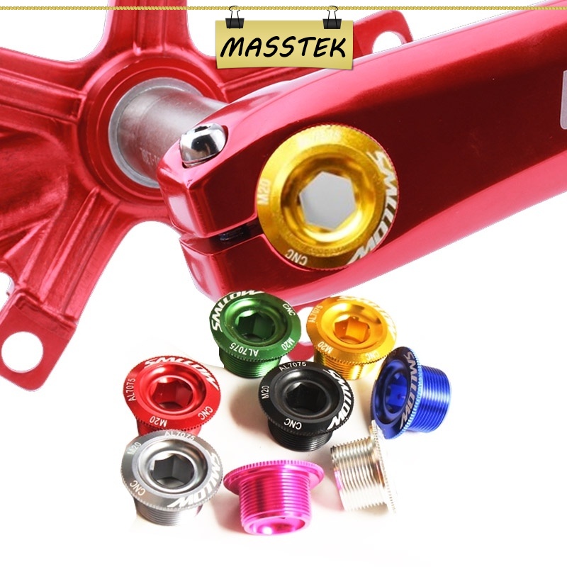MASSTEK @Johor Alloy Crank Cap M18 M20 CNC Alloy Hollow Crank Arm Bolt ...
