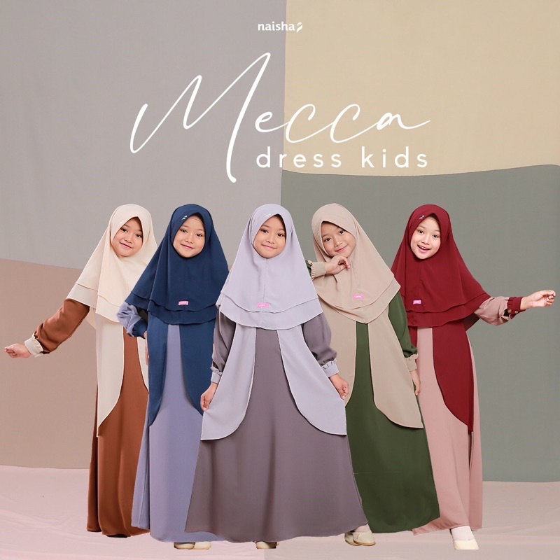 Mecca Drees Anak by Naishaoofficial / Mecca Family Set / Children's ...