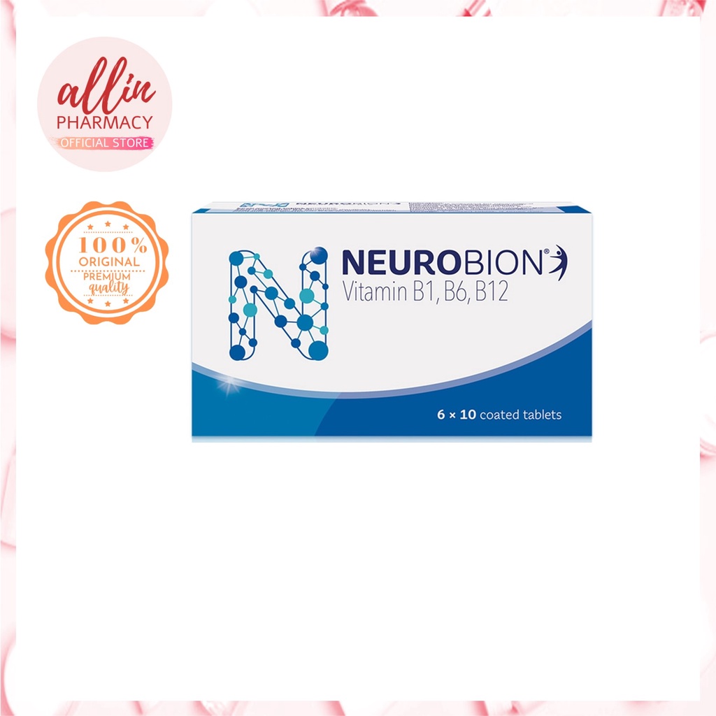 Neurobion Vitamin B1, B6, B12 60s [1 box] (EXP 01/27) | Shopee Malaysia