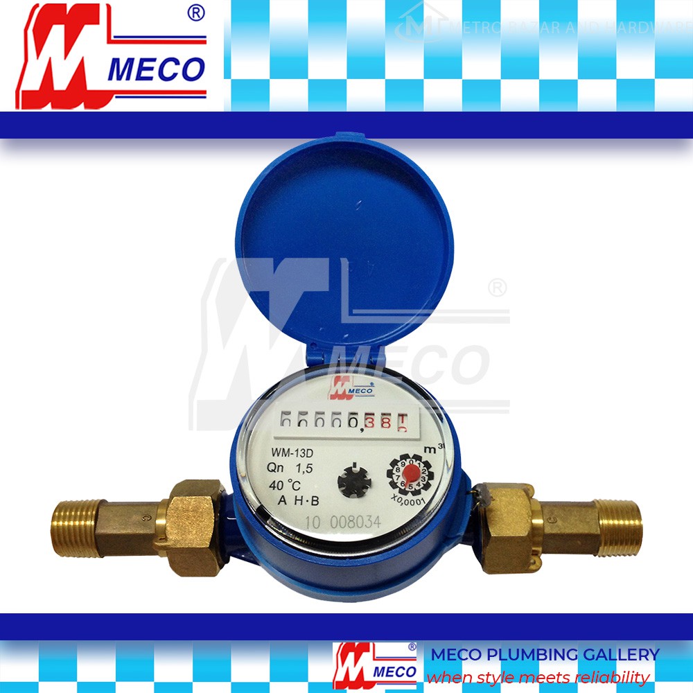 Meco Heavy Duty Water Meter Brass Body (For water submeter or main meter) | Shopee Malaysia