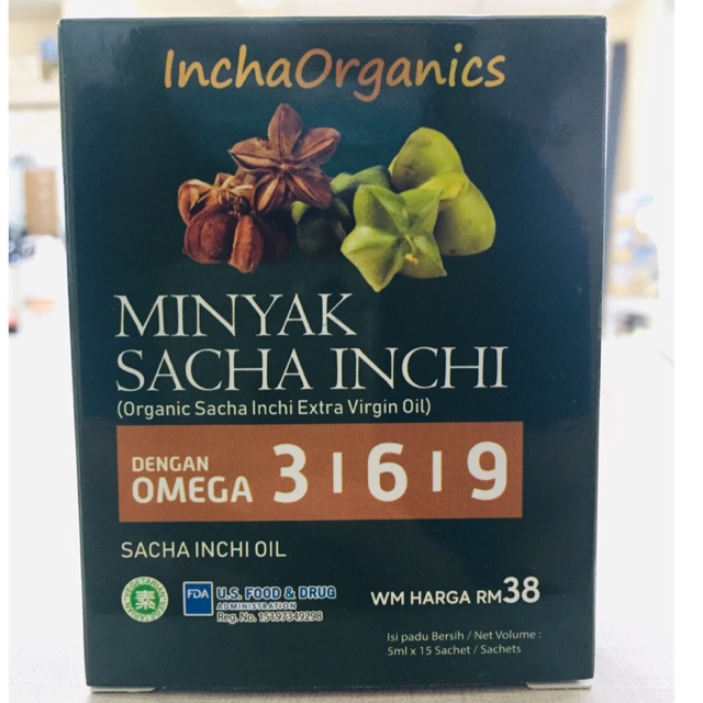 Incha Organics ( Organic Sacha Inchi Extra Virgin Oil ) 5ml x 15’s ...