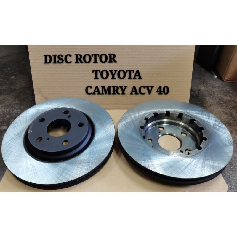 **1 PAIR** **SEPASANG** DISC ROTOR TOYOTA CAMRY ACV40 DISC ROTOR SPORT ...
