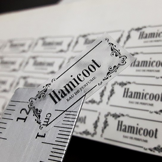 (1cm) Sticker Label Produk termurah - Transparent / Digital Printing ...