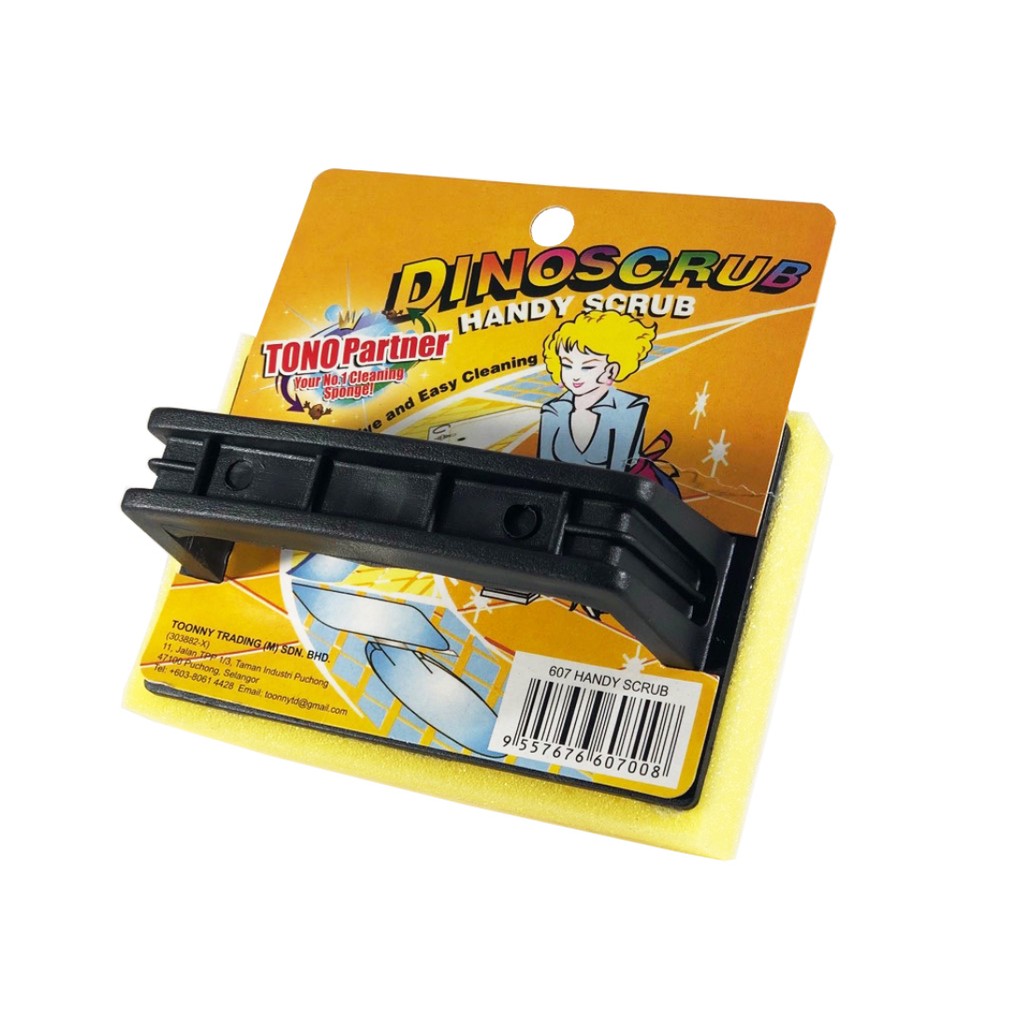 Tono Partner Dinoscrub Handy Scrub Sponge for floor / Kitchen Cleaning ...