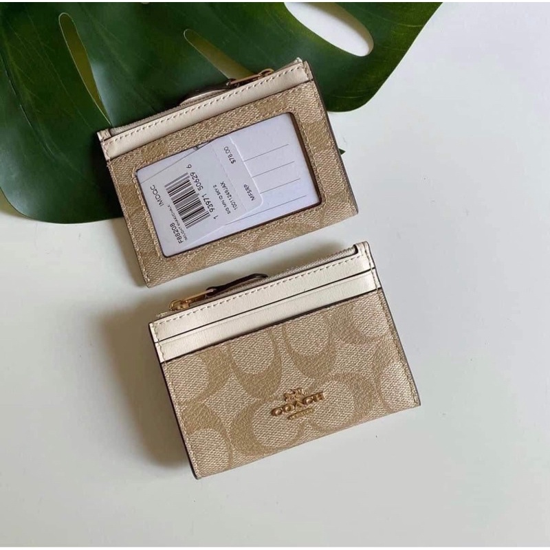 100% Authentic Coach ID Card Case (light brown) | Shopee Malaysia