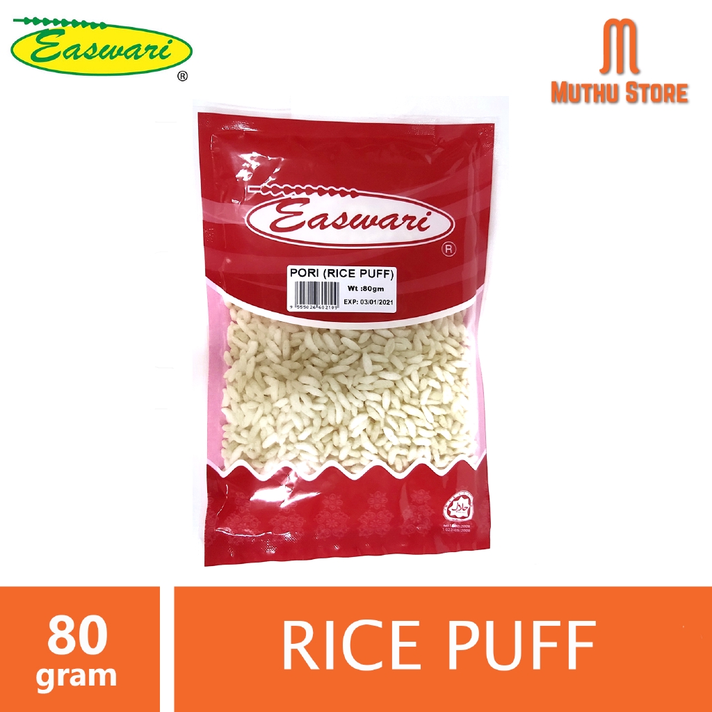 EASWARI PORI RICE PUFF 80G | Shopee Malaysia