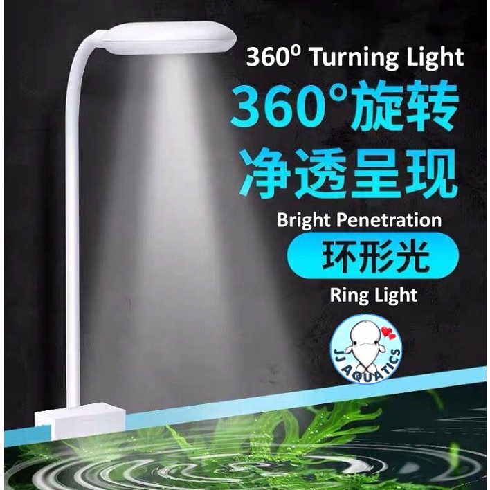 🔥Ready Stock🔥Yee Small Aquarium Led Light Minimal Design Small Tank ...