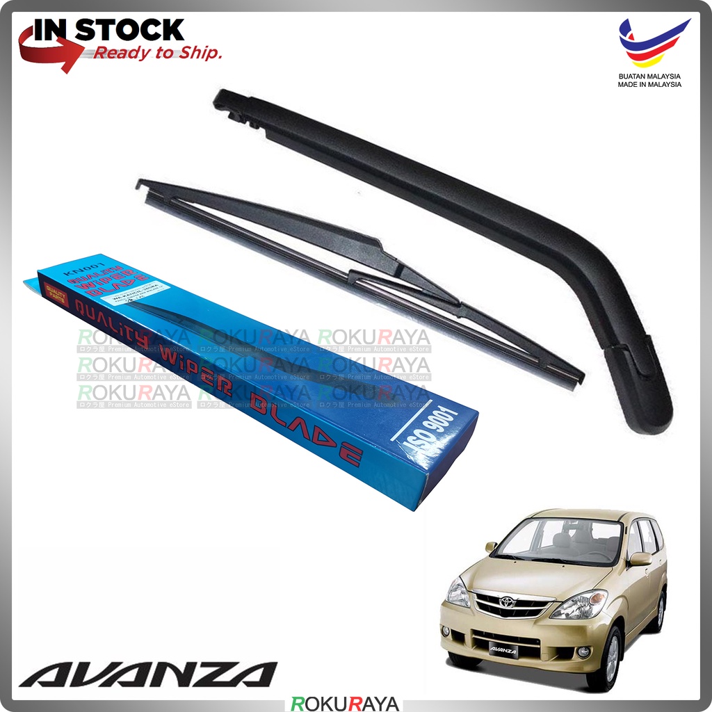 Toyota Innova Avanza Old (1st Gen) Rear Tail Wiper Blade Arm Set Car ...