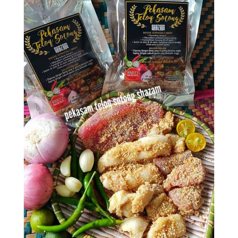 💥 Pekasam Telur Sotong Viral Shazam - Teloq Sotong Besar Sedap Gebu ...