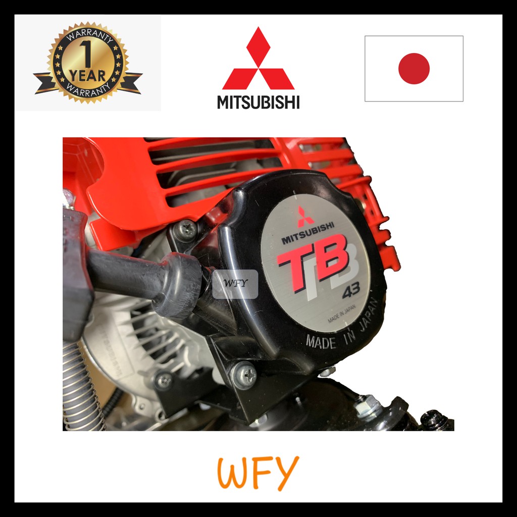 Mitsubishi Brush Cutter Mesin Rumput TB33 & TB43 Motoyama (Engine Made ...