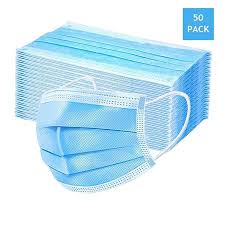1Box/50pc 3ply Disposable Face Cough Mask | Shopee Malaysia