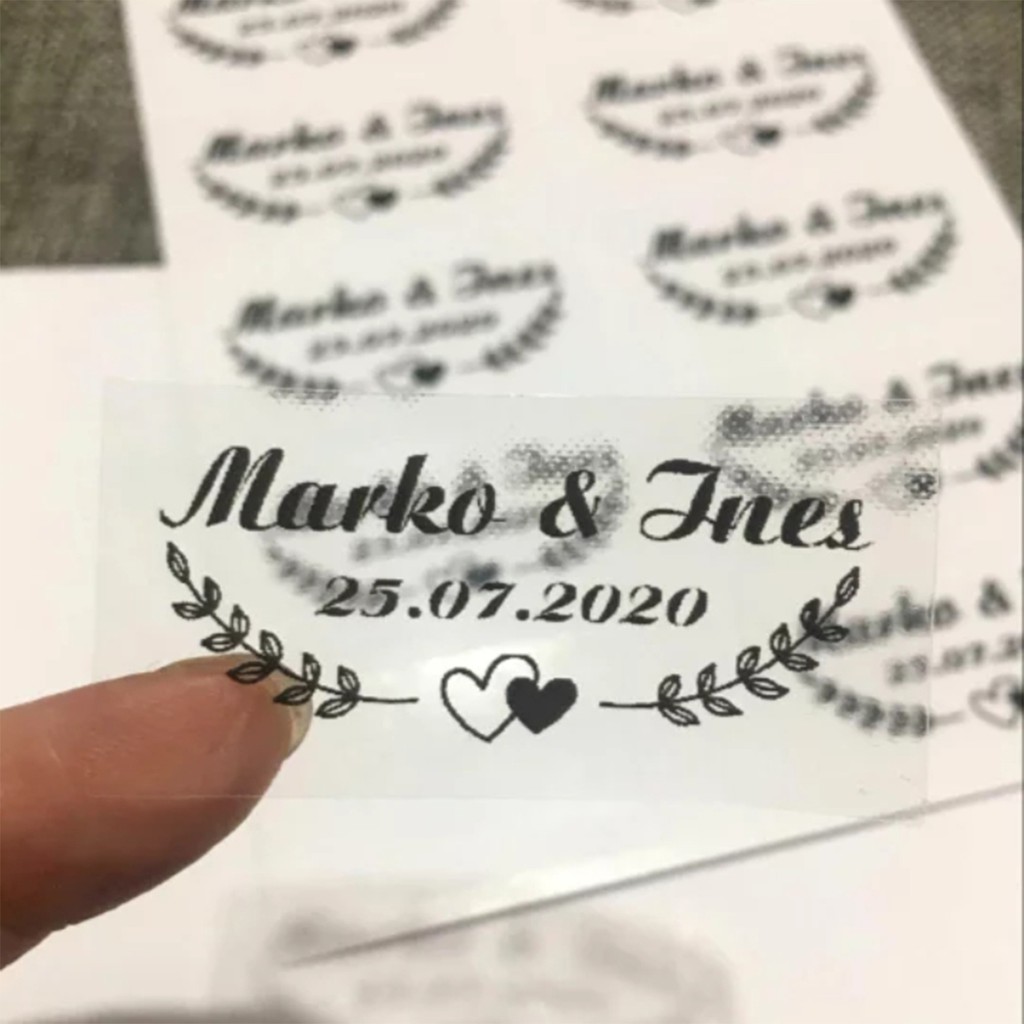 Printing Service: Sticker PP Transparent Dan PP White Sticker Saiz A3 ...