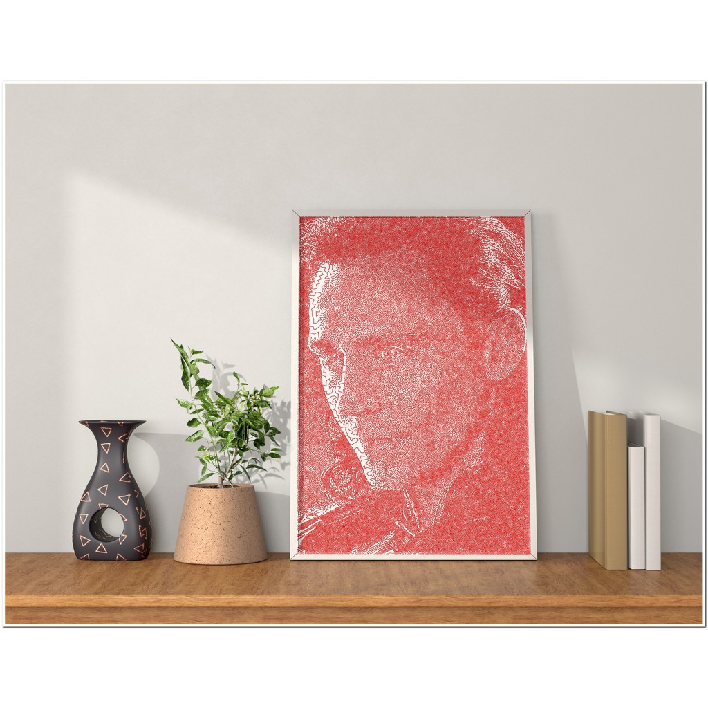 Wall painting Digitized painting with portrait ballpoint pen [ Marvel ...