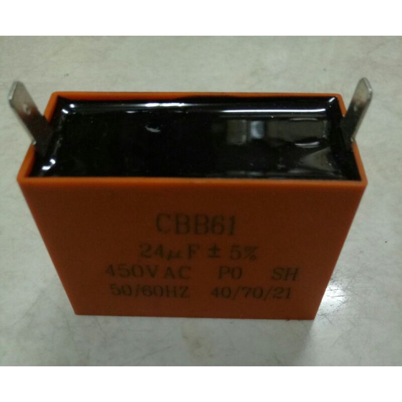 MESIN 24 uf 450 Volt Box Capacitor for Full 24uf Generator Engine ...