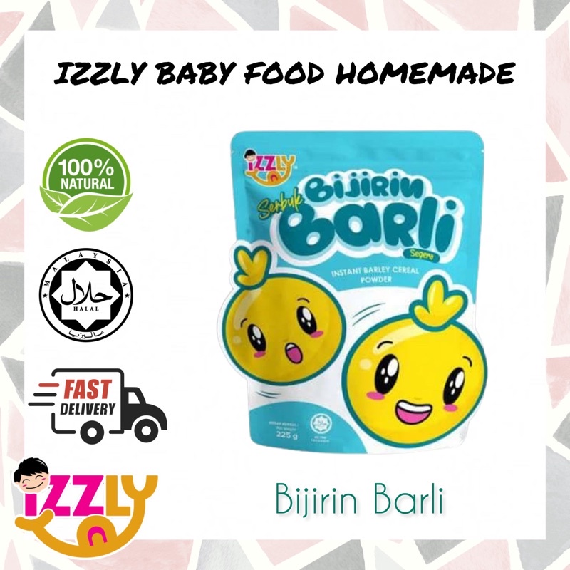 Izzly Kitchen Barley Instant Cereal Bijirin Barli Segera 100% Natural ...