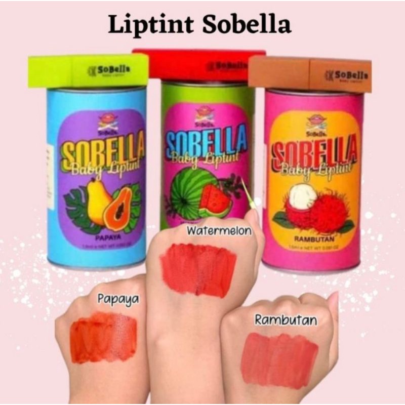 Liptint Sobella Fruit Edition 💋 | Shopee Malaysia
