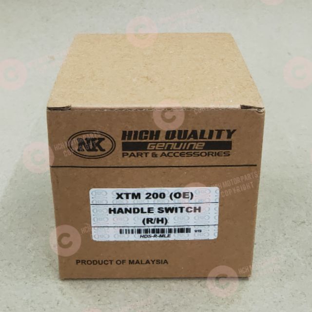 HANDLE SWITCH ASSY (RH) - MLE - XTM 200 /XTR /XRAY (OEM PARTS) | Shopee ...