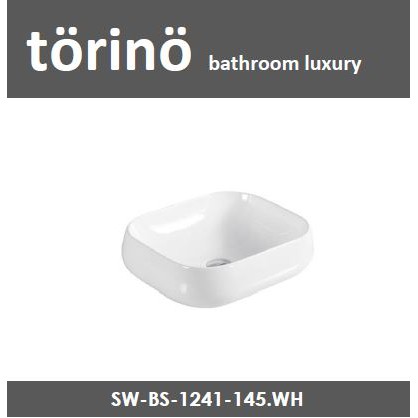torino BS1241 Counter Top Ceramic Art Wash Basin Sink (Sinki Bilik Air ...